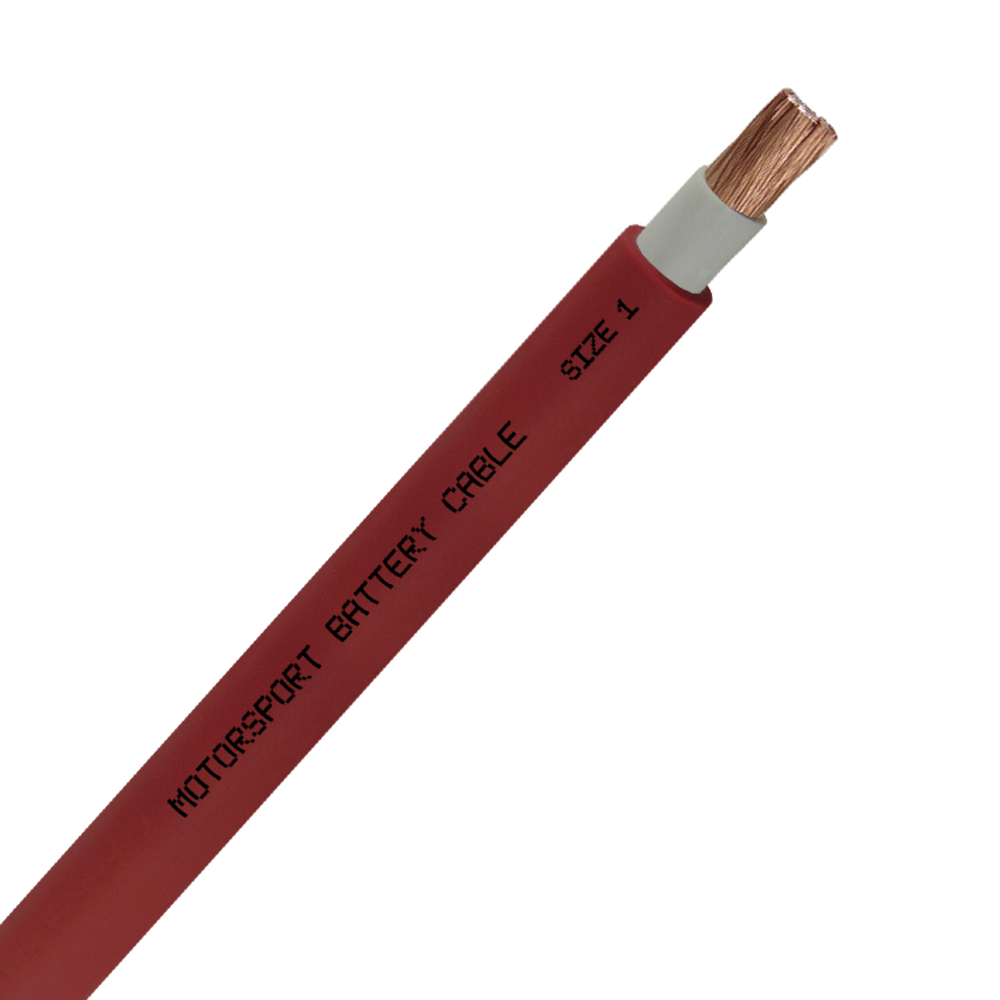 1 Awg Motorsport Battery Cable Red