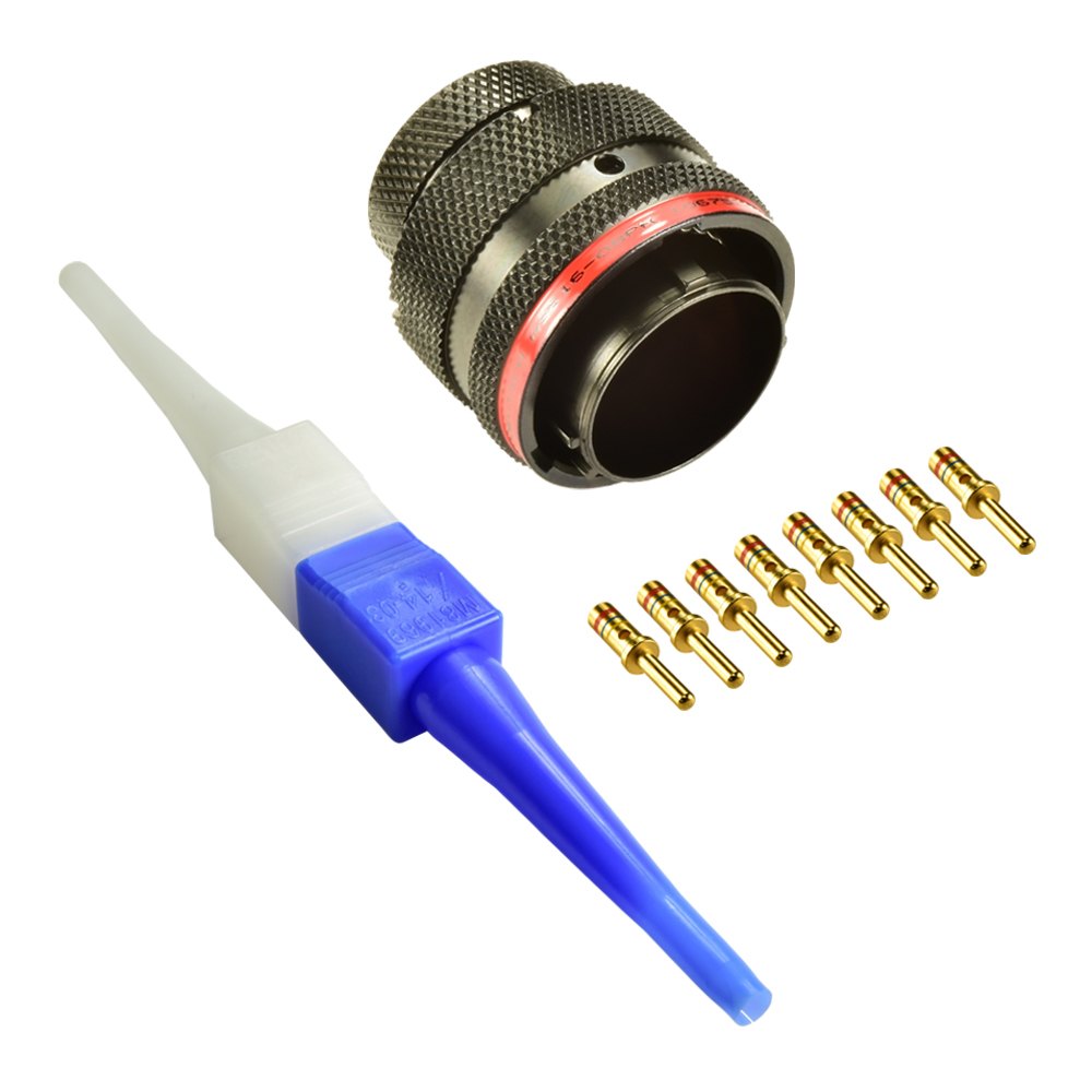 8 Way Autosport Plug Connector-PIN-RED