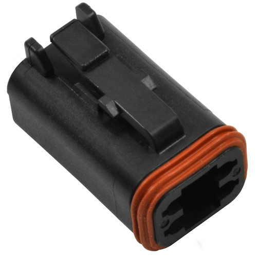 DT 4 Way Black Plug Kit Gold Solid 16-14