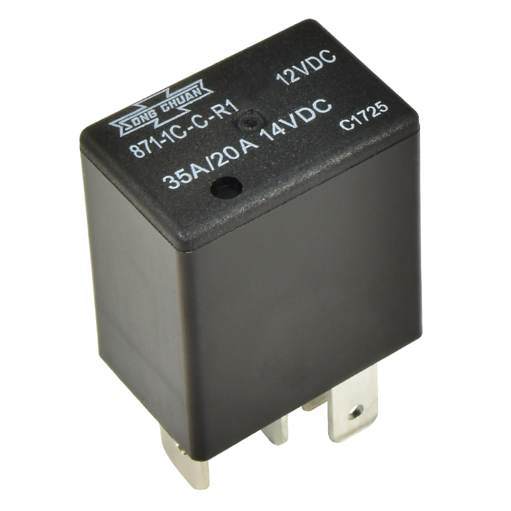 871-1C-C-R1-U01-12VDC Relay 12V SPDT Song Chuan |Prowireusa
