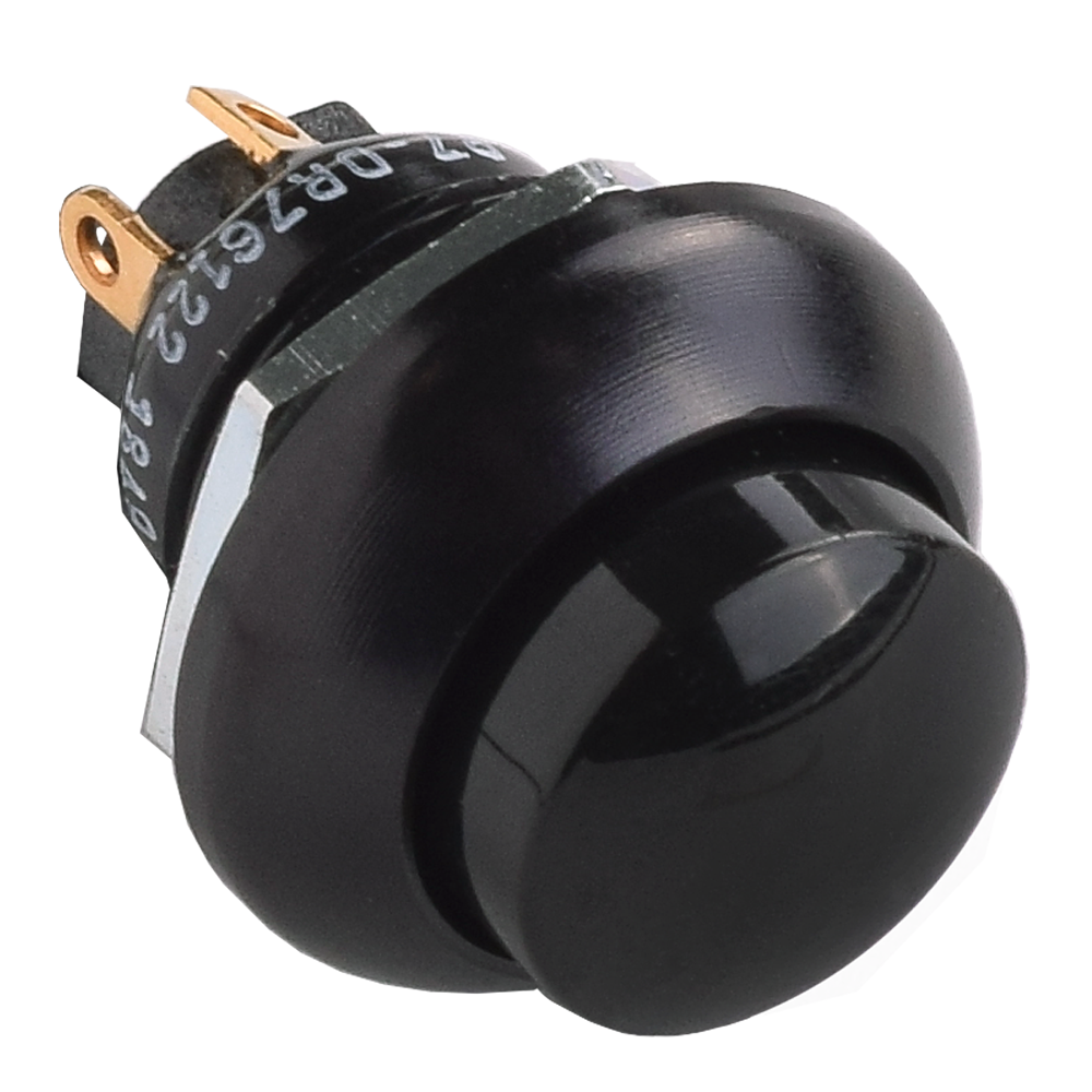 OTTO P7 Subminiature Push button Switch Black Cap