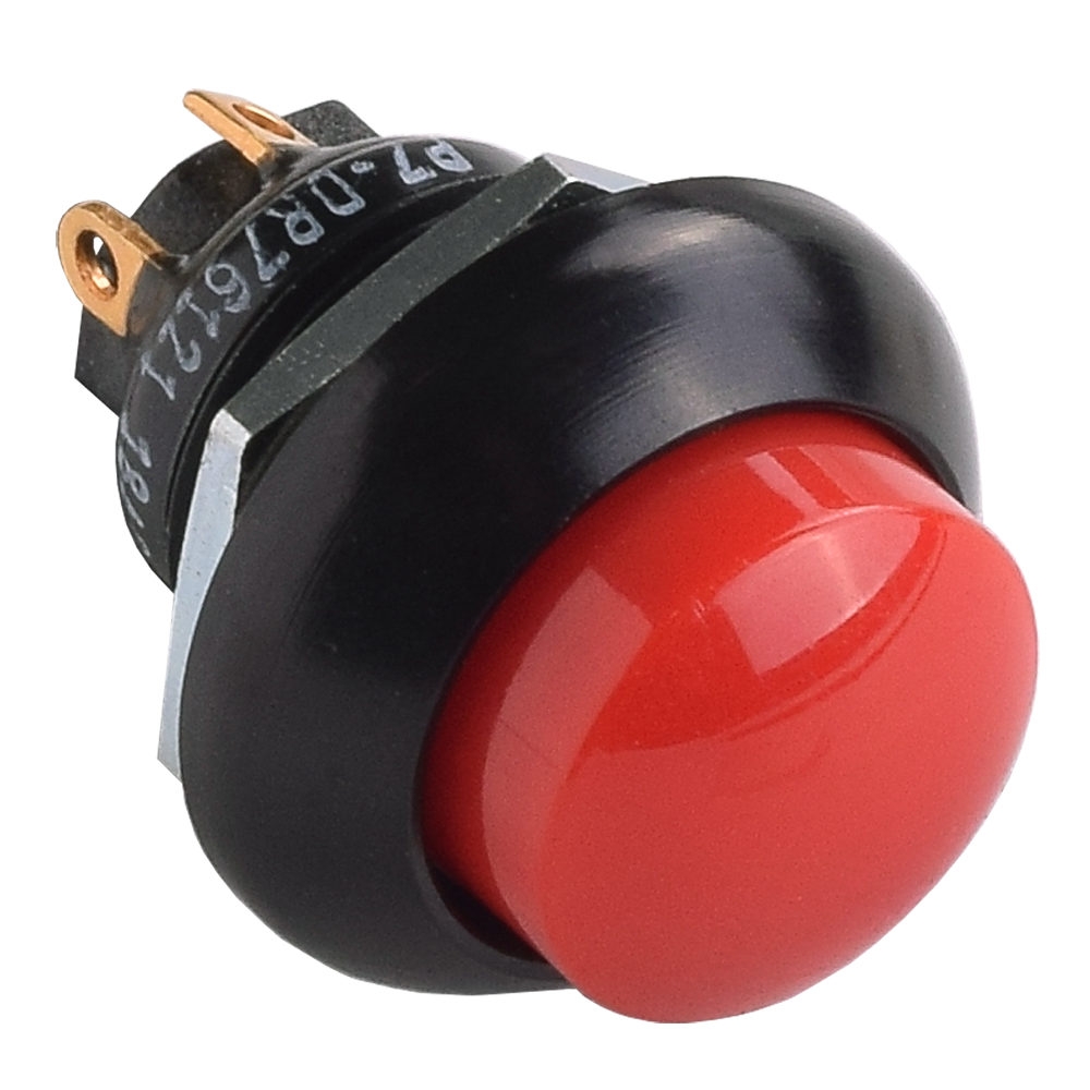 OTTO P7 Subminiature Push button Switch Red Cap