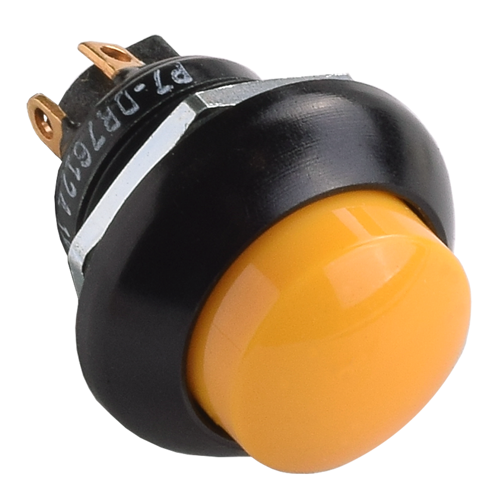 OTTO P7 Subminiature Push button Switch Yellow Cap